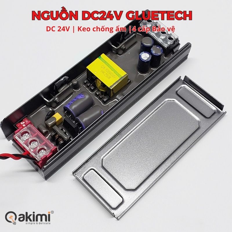 Bộ Nguồn Led Dây DC24V AKIMI GLUETECH 400W