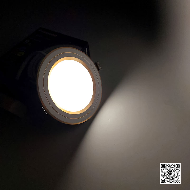 Đèn LED Âm Trần Panasonic Color Rim NNV76150YE1A Viền vàng 9W | 3 Chế ...