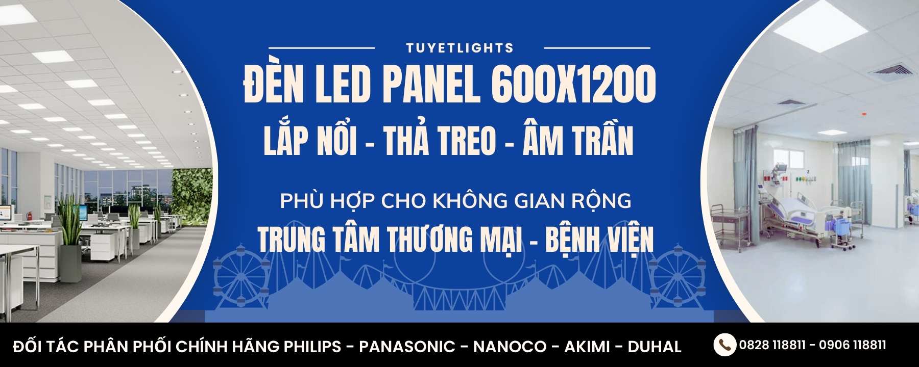 ĐÈN PANEL 600X1200